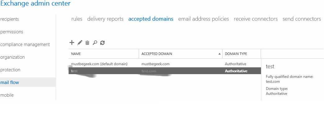 How to Configure Accepted Domain in Exchange 2016 How to Configure Accepted Domain in Exchange 2016